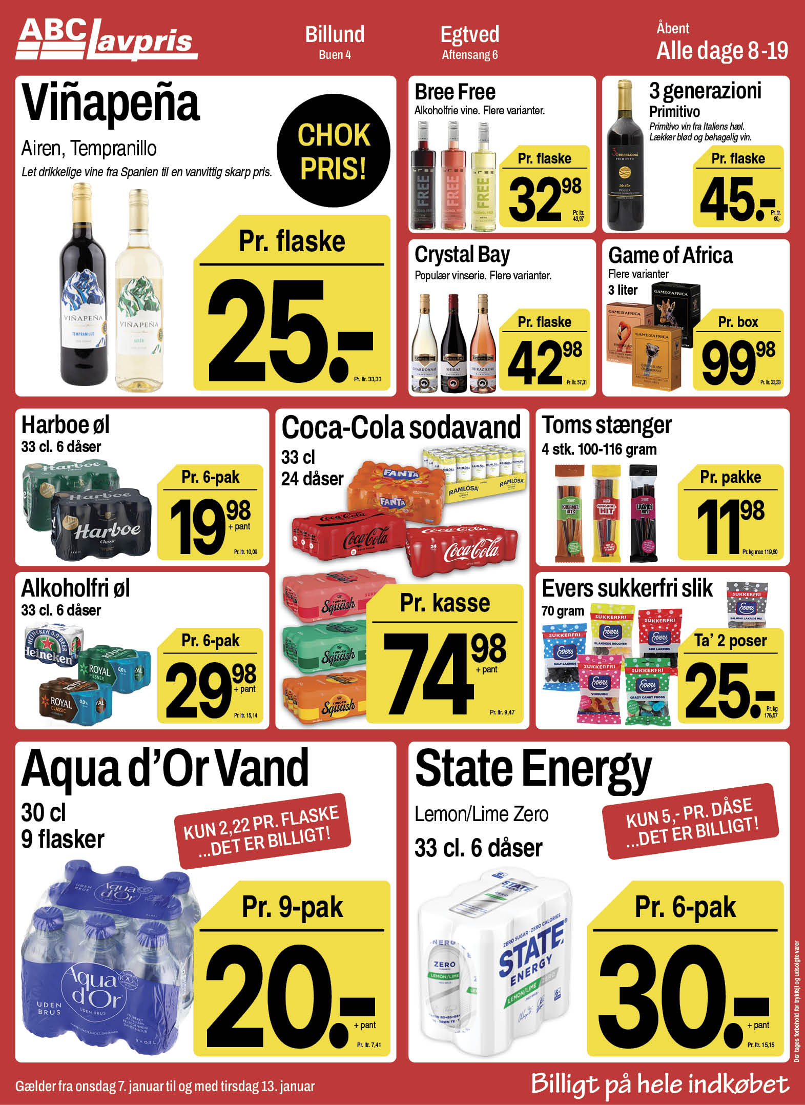 Crystal Bay hos ABC Lavpris | Goma